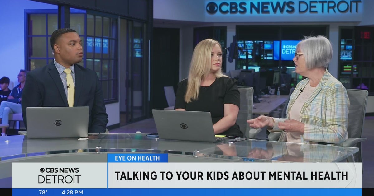Talking to your kids about mental health - CBS Detroit