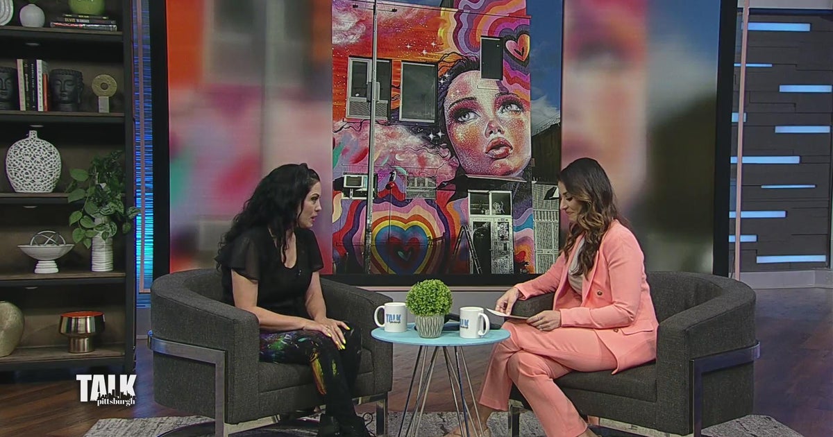 Artist Ashley Hodder talks about her vibrant work - CBS Pittsburgh