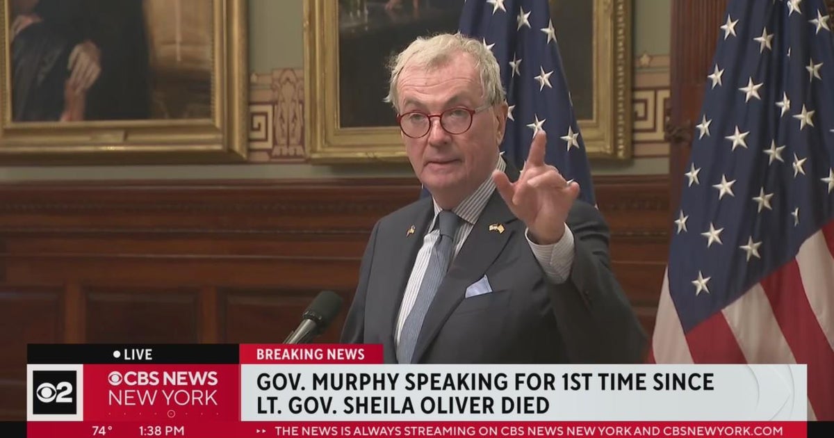 Gov. Murphy reflects on life of Lt. Gov. Sheila Oliver - CBS New York