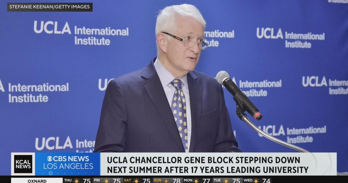 UCLA Chancellor Gene Block to step down after 17 years - CBS Los Angeles