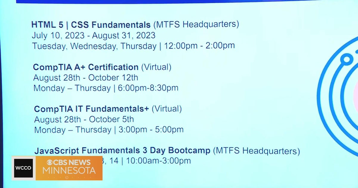 Minnesota Tech for Success offers computer literacy courses - CBS Minnesota