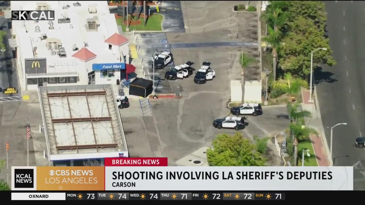 Carson shooting: Man shot dead by L.A. County sheriff's deputies - CBS ...