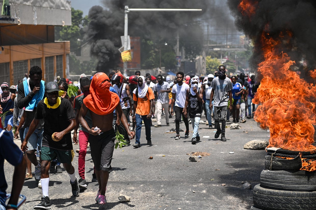 U.S. closes Haiti embassy amid "rapid gunfire" after Haitians march to ...