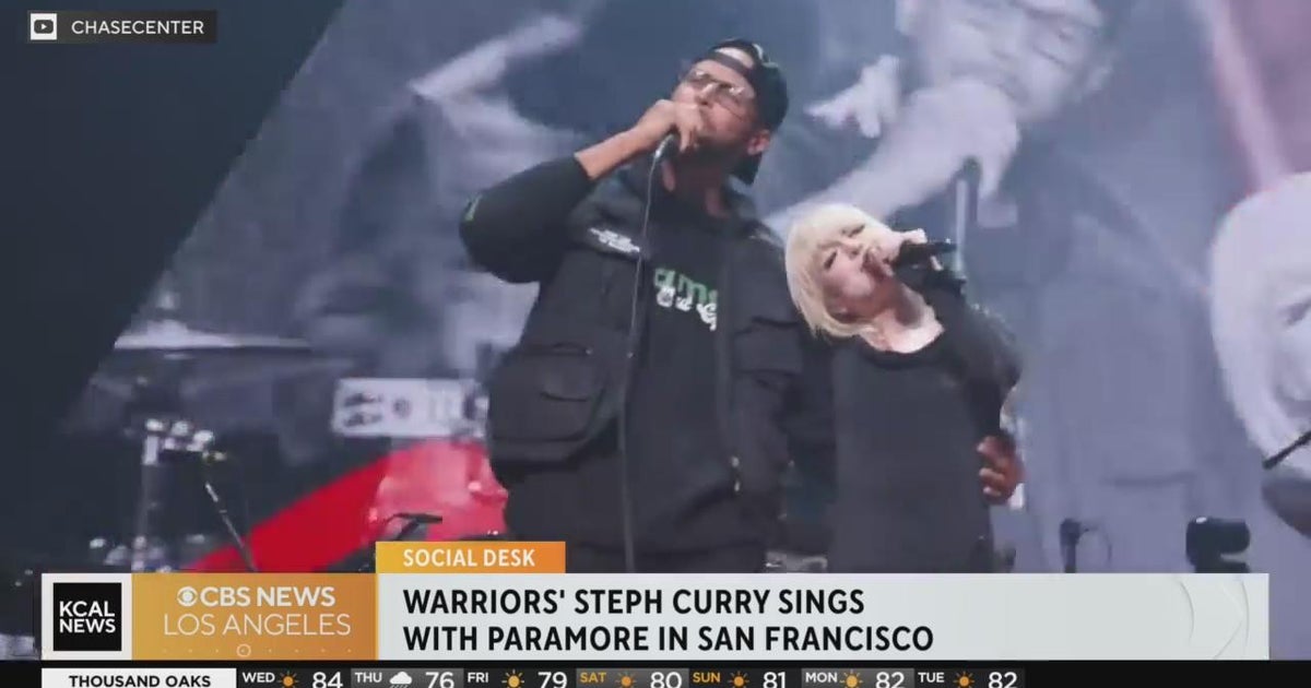 Steph Curry sings with Paramore in San Francisco - CBS Los Angeles