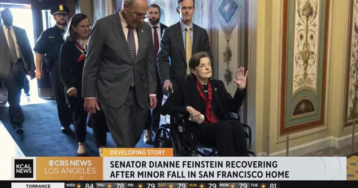 Senator Dianne Feinstein recovering from fall at home - CBS Los Angeles