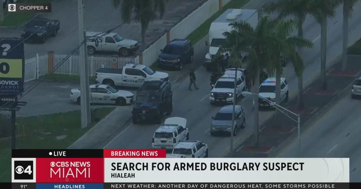 Hialeah SWAT team searching for armed burglary suspect, police say ...