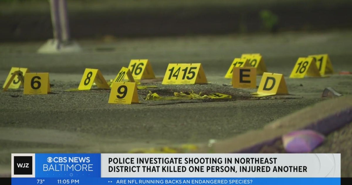 One person dead following double shooting in Northeast Baltimore - CBS ... One person dead following double shooting in Northeast Baltimore - CBS ...
