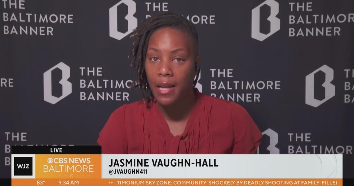 Jasmine Vaughn-Hall discusses a redevelopment at Edmondson Village ...