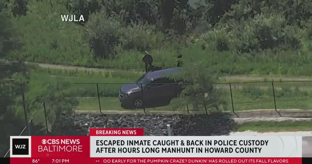Inmate who escaped transport van in Howard County captured after hours ...