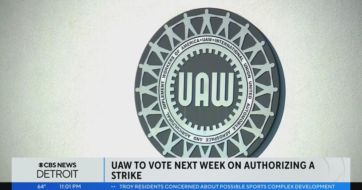 UAW to vote next week on authorizing strike amid "slow" contract ...