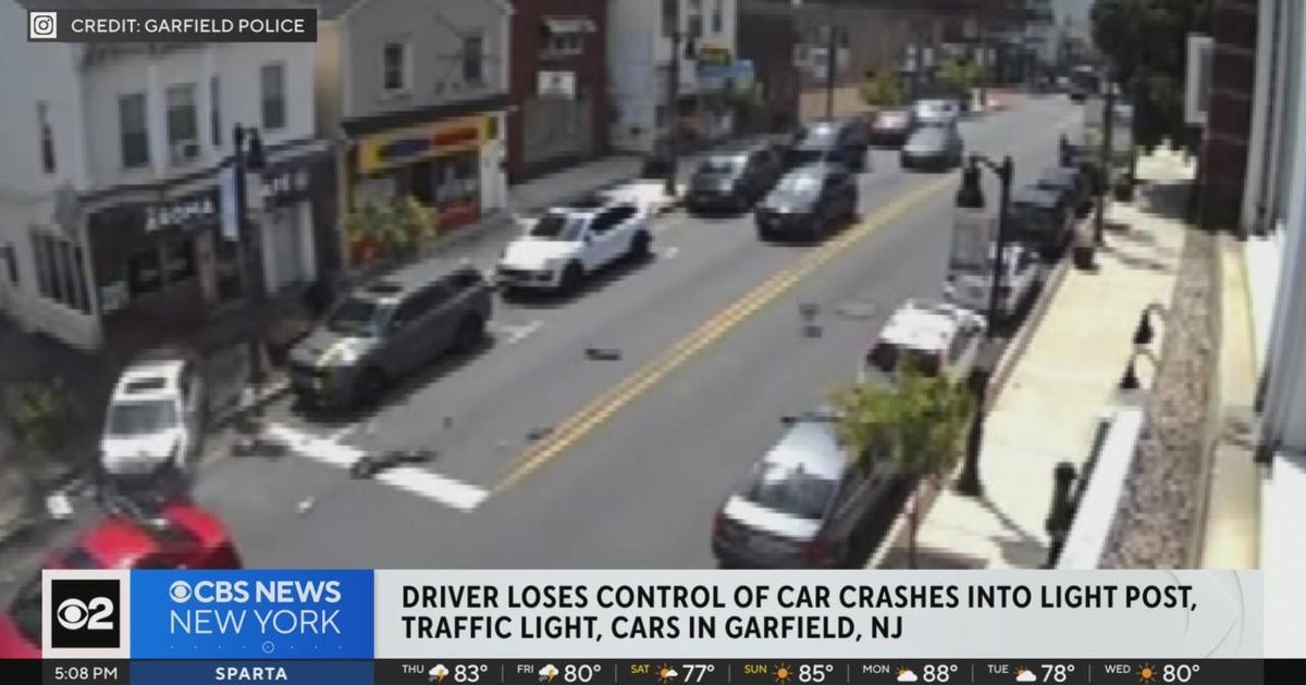 Video shows violent crash after driver suffered medical emergency in ...