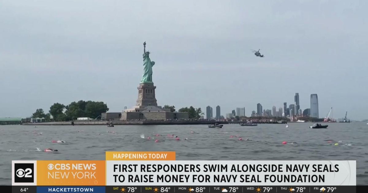 Navy SEALs, first responders to swim across Hudson River - CBS New York