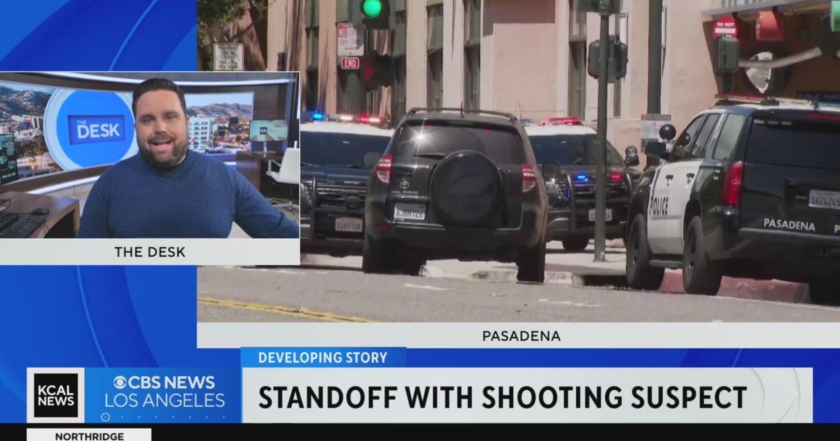 Pasadena police engaged in standoff with suspect who shot woman - CBS ... Pasadena police engaged in standoff with suspect who shot woman - CBS ...