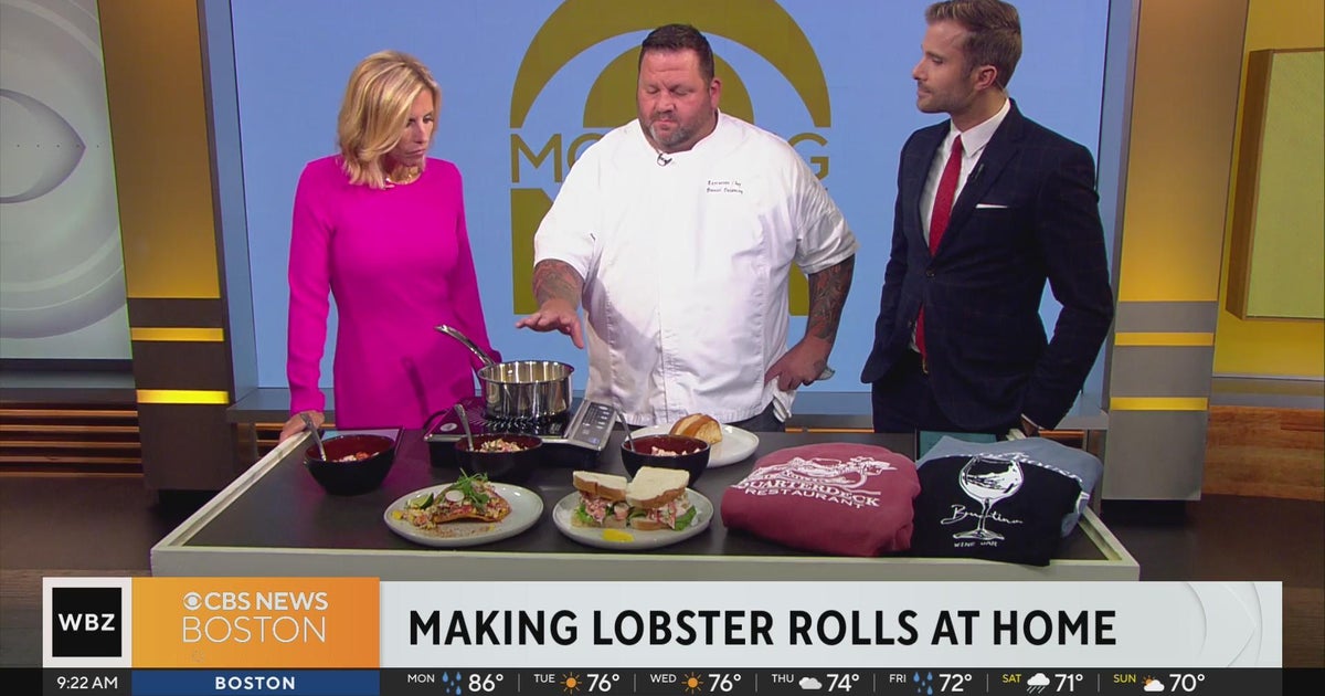 Cape Cod chef shows how to make lobster rolls at home - CBS Boston