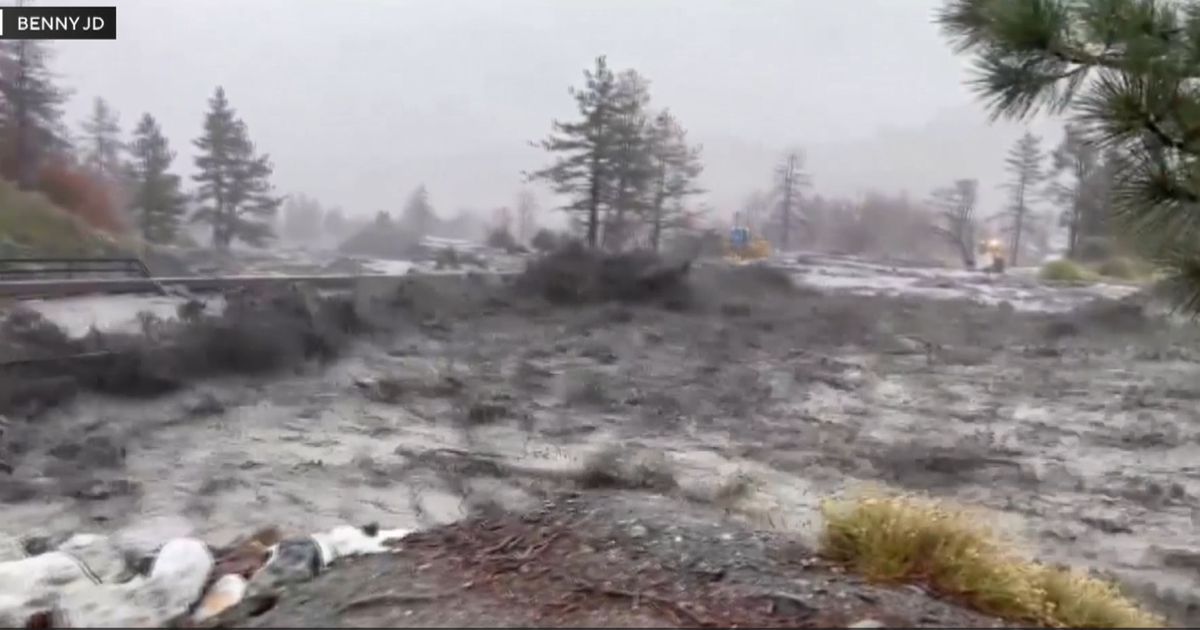 Caught on camera: Massive river of mud and debris rushes down ...
