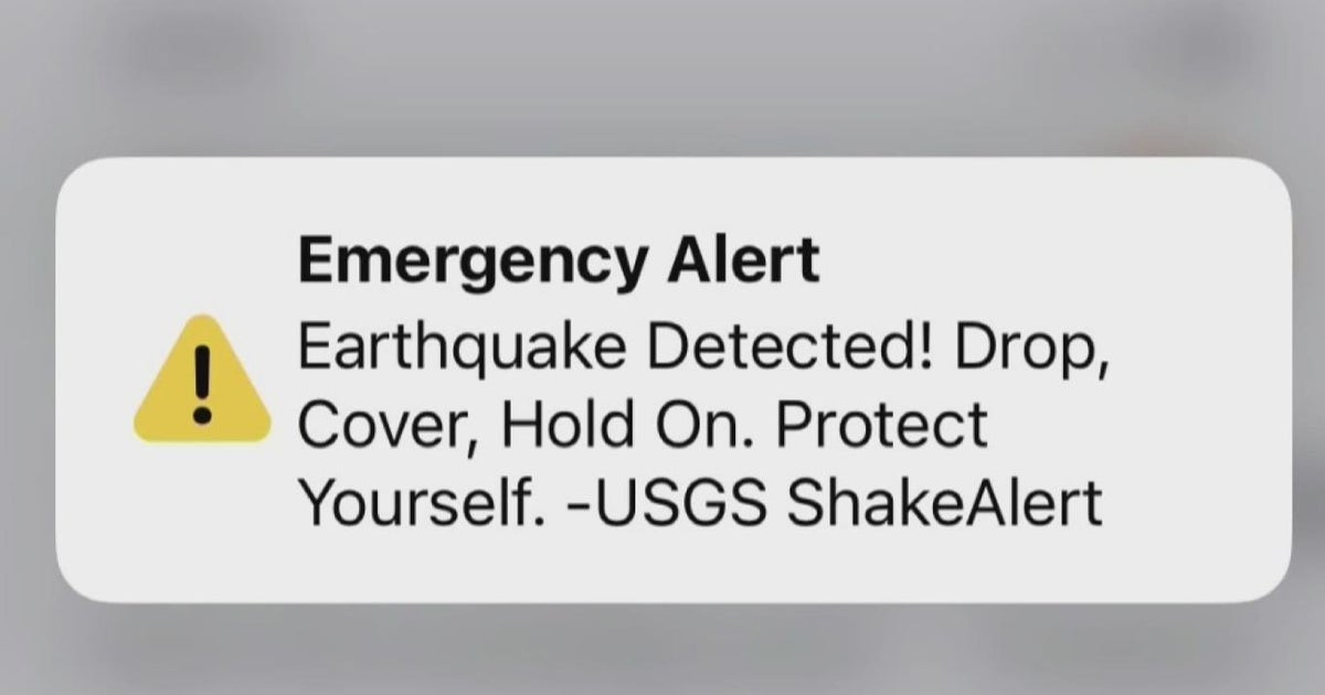 New earthquake alert system saw use in 5.1 Ojai earthquake - CBS San ...