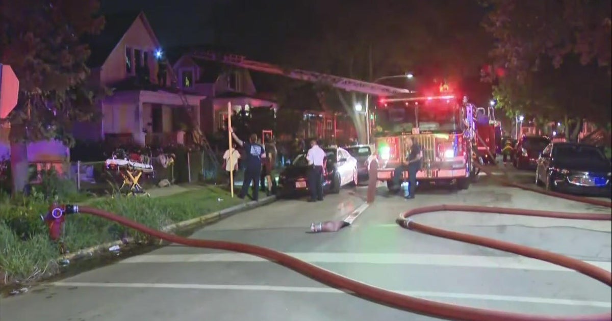 2 firefighters hurt after Roseland house fire - CBS Chicago