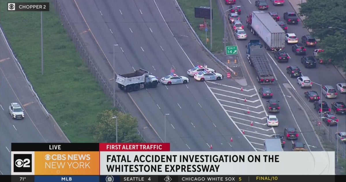 Deadly wrong way crash shuts down Whitestone Expressway - CBS New York