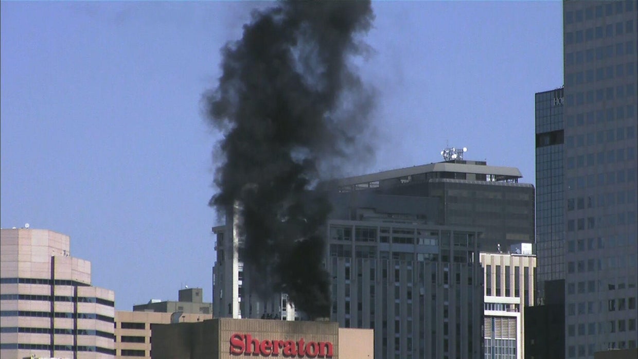 Why black smoke rose from downtown Denver Sheraton hotel on Thursday ...