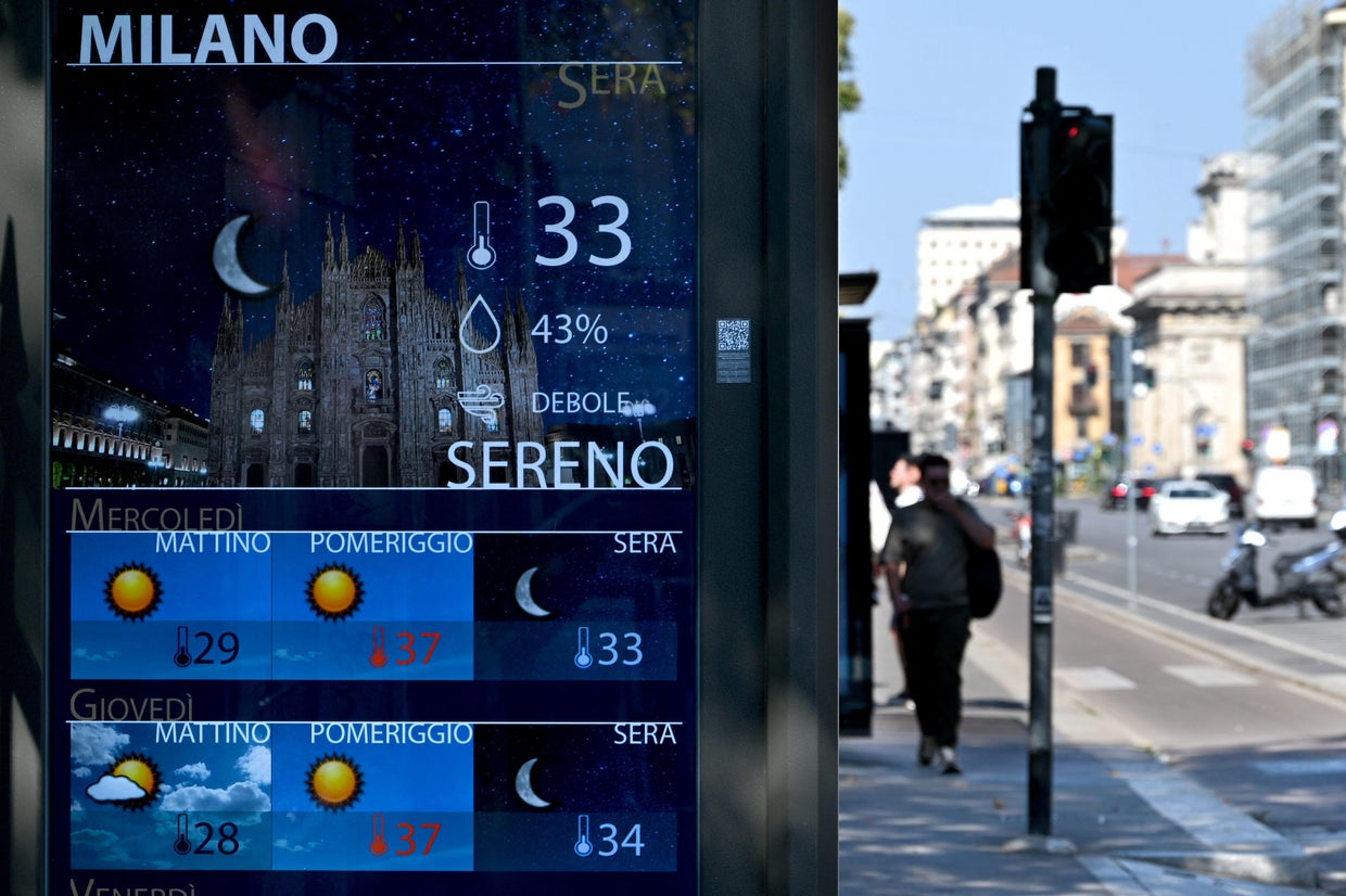 Italy's Milan records hottest day in 260 years as Europe sizzles in ...