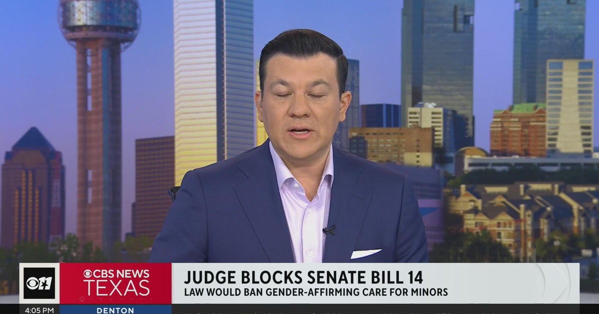Judge blocks Texas ban on gender-affirming care for minors - CBS Texas