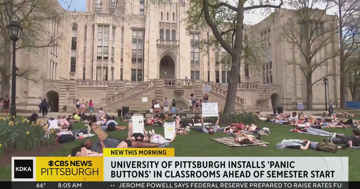 Pitt installing 'panic buttons' in classrooms this year - CBS Pittsburgh