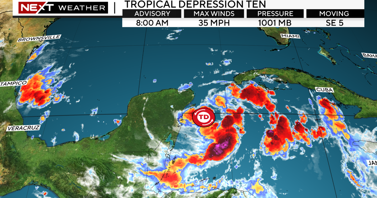 Tracking The Tropics: Tropical Depression 10 remains steady, just shy ...