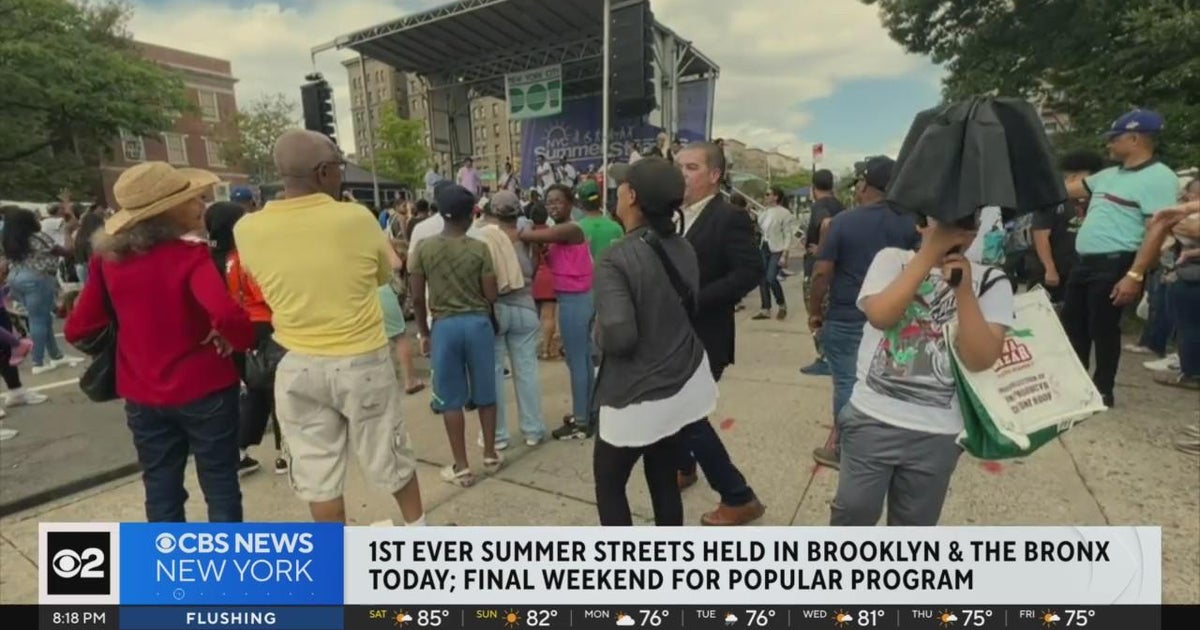 1st Summer Streets events held in Brooklyn and the Bronx - CBS New York