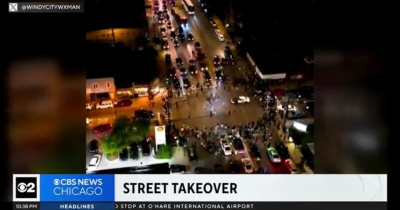 Street takeover in Chicago caught on camera - CBS Chicago