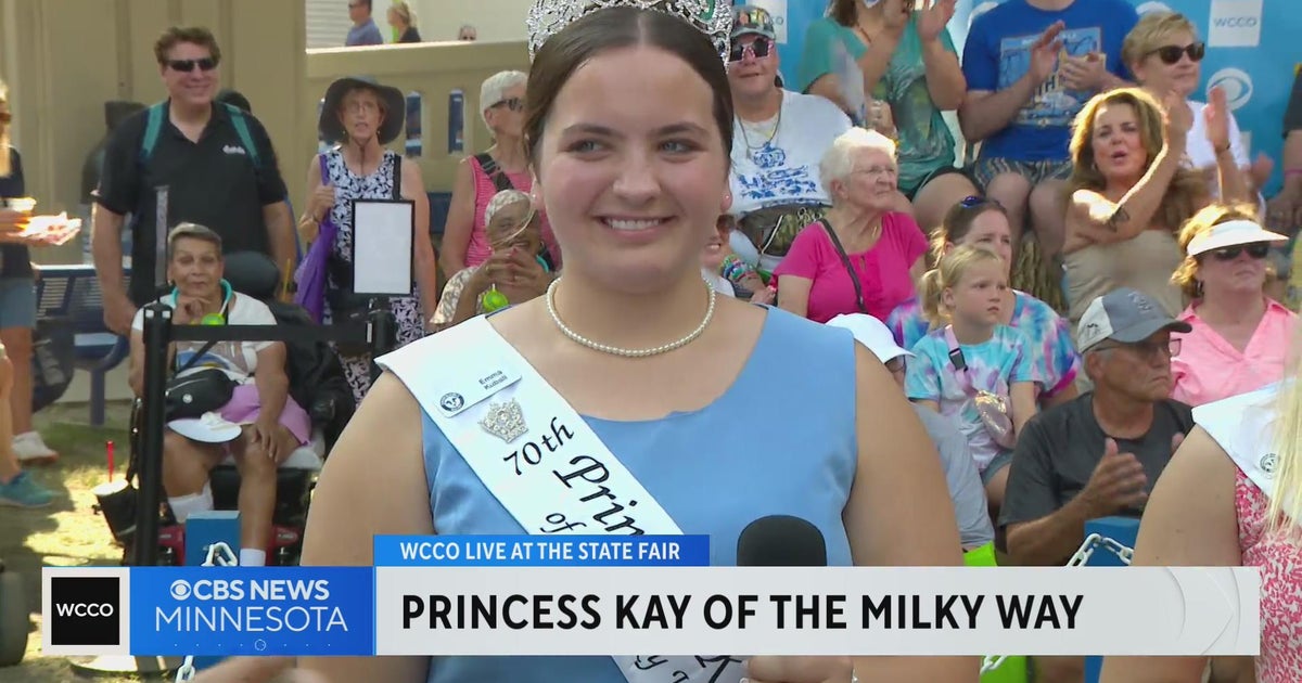 This year's Princess Kay holds court in Dairy Building - CBS Minnesota