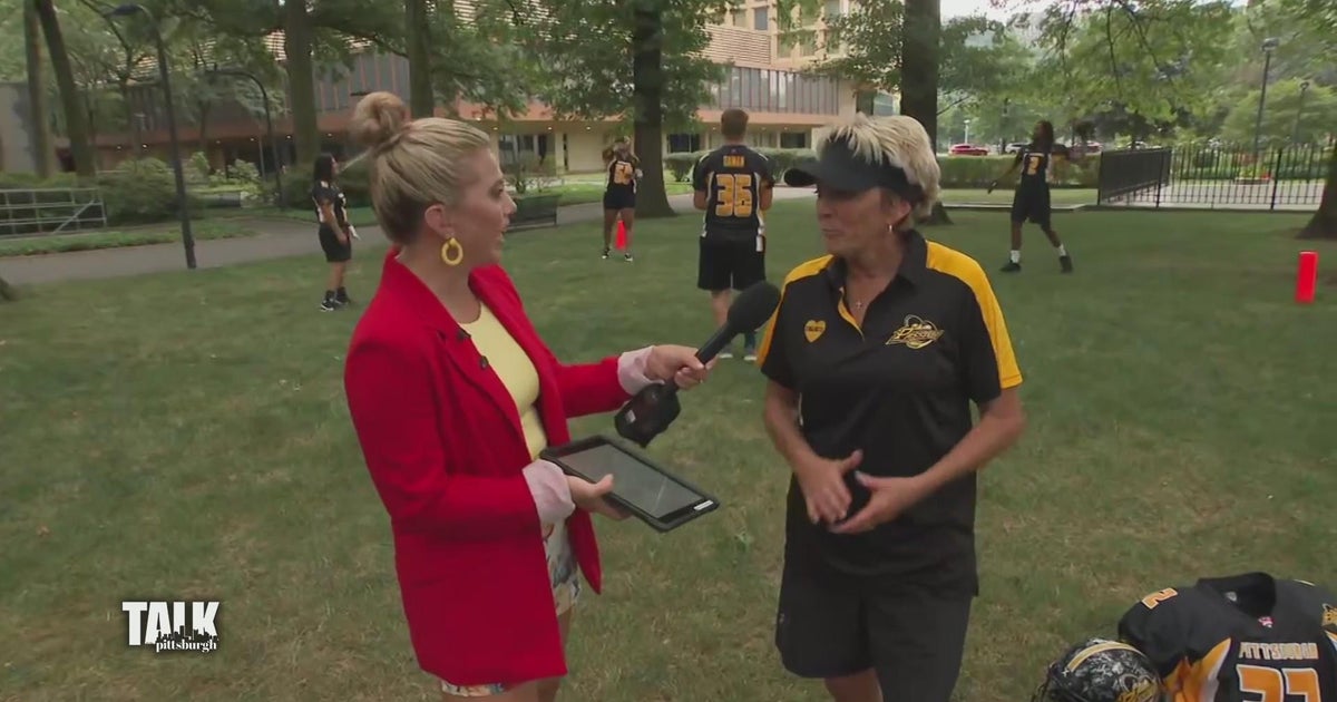 Pittsburgh Passion plays football with Heather - CBS Pittsburgh