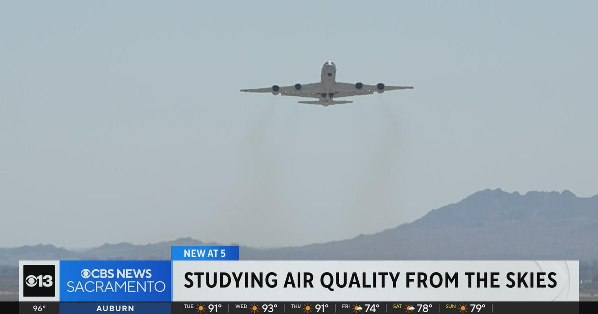Plane studies air quality over Central Valley - CBS Sacramento