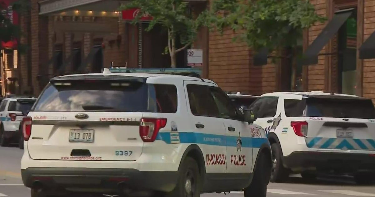 Several police officers hold training exercise in River North - CBS Chicago