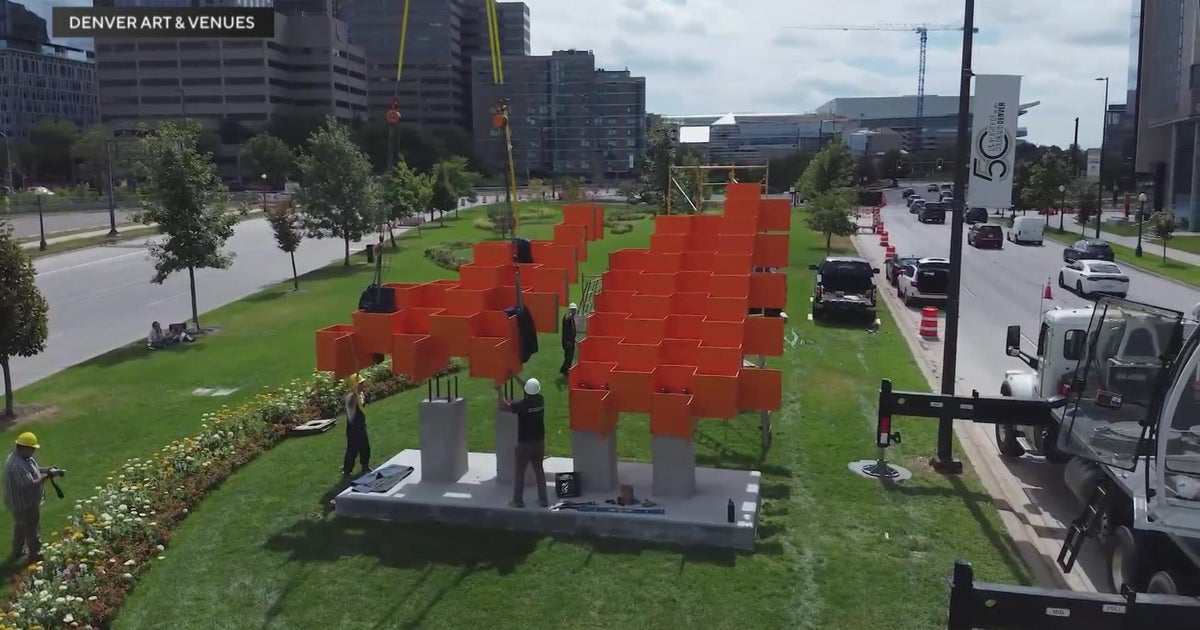 Sculpture by Gerald Cross returns to Denver - CBS Colorado
