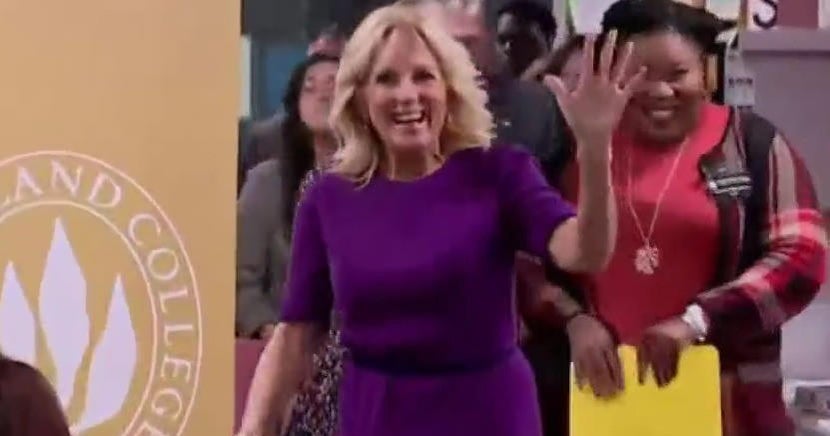 Jill Biden speaks at Federation of Labor event in Chicago - CBS Chicago