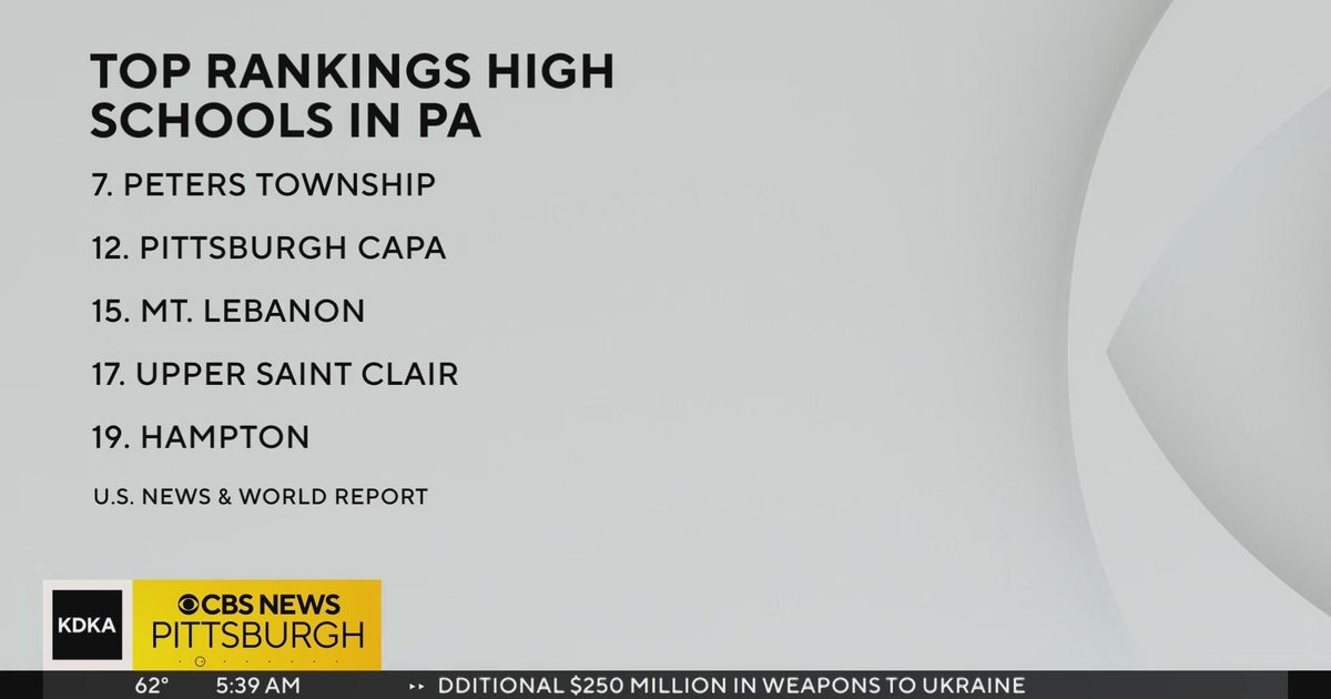 Peters Township High School ranked 7th among best high schools in ...