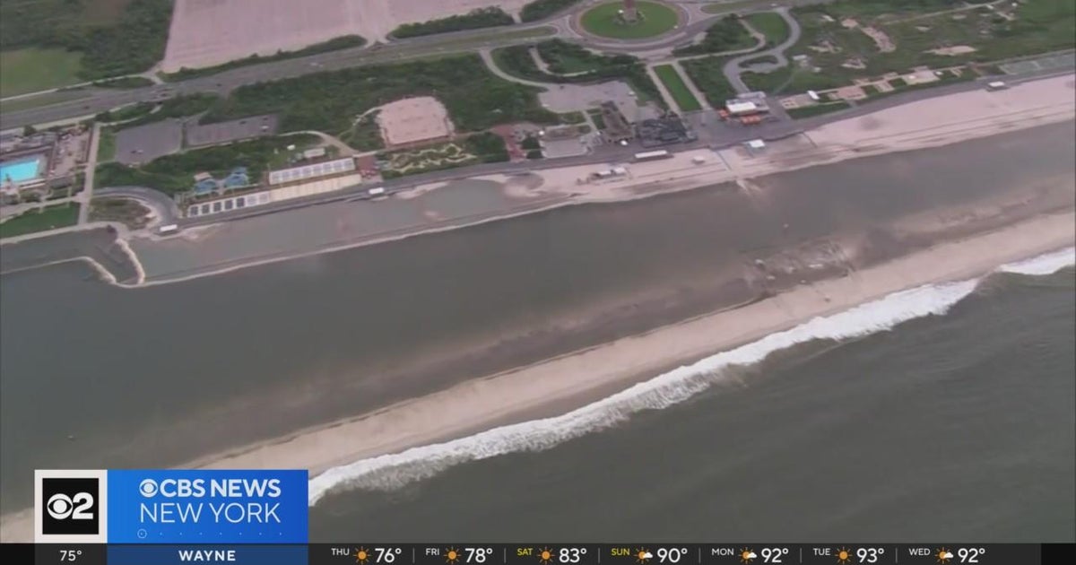 Hurricanes, high tides lead to flooding at Jones Beach - CBS New York