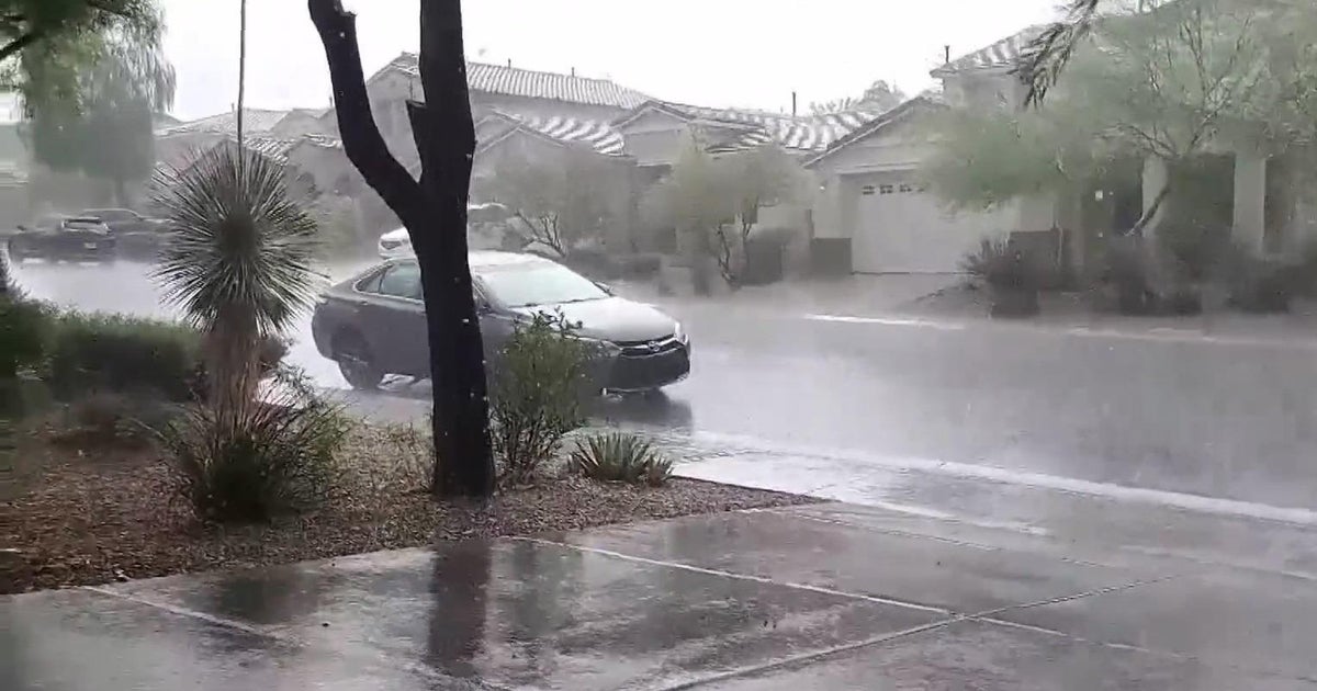 Nevada sees flooding after monsoons move across the state - CBS Sacramento