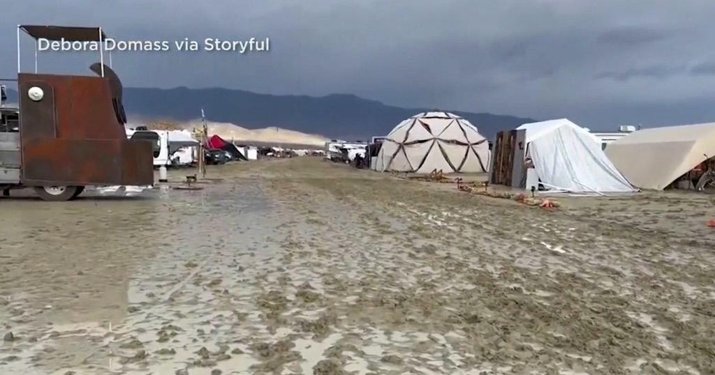 Flooding forces Burning Man attendees to shelter in place - CBS San Francisco