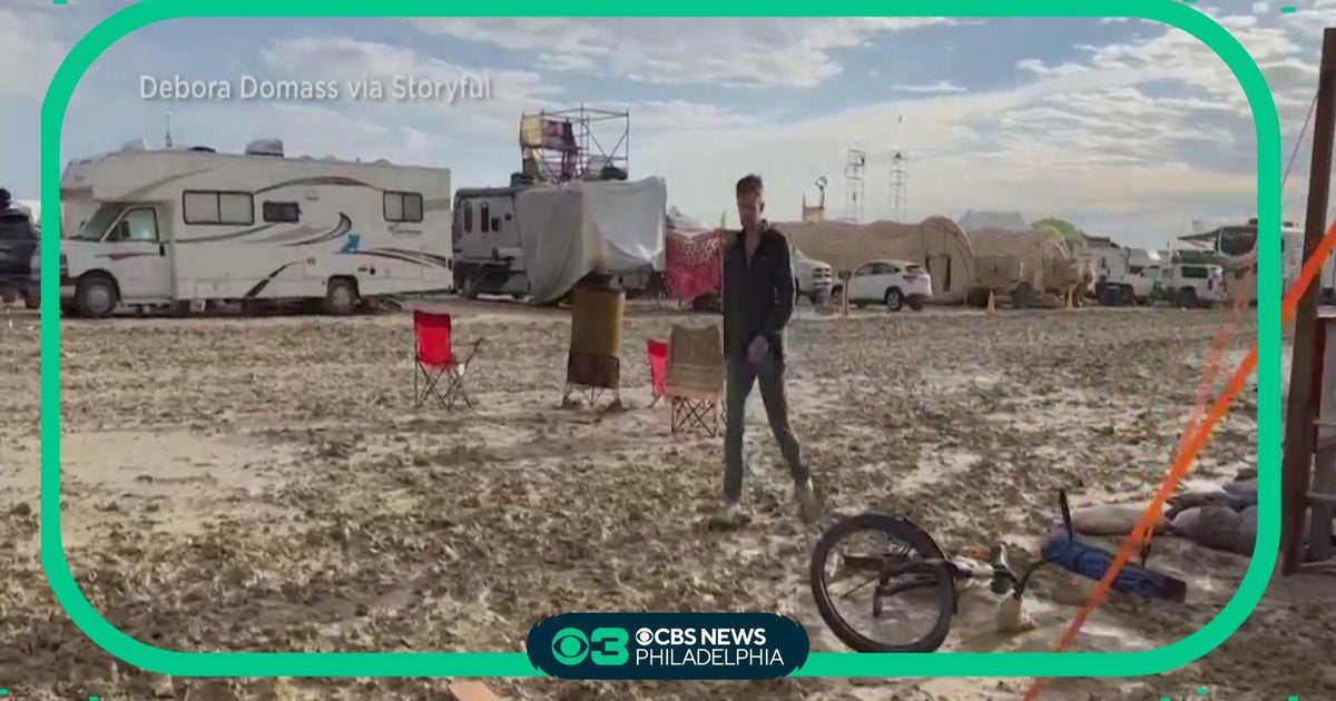 Nevada flooding forces Burning Man attendees to shelter in place - CBS Philadelphia