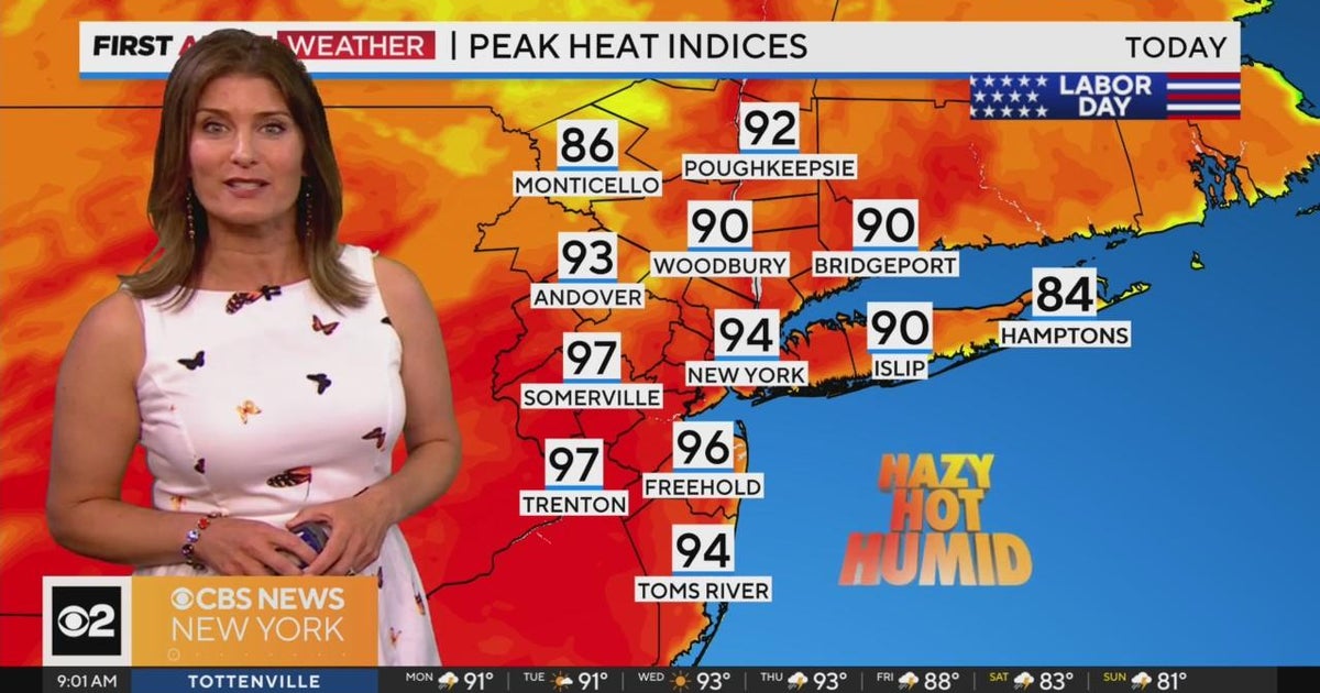 First Alert Weather: CBS New York's Monday 9 a.m. update - 9/4/23 - CBS New York