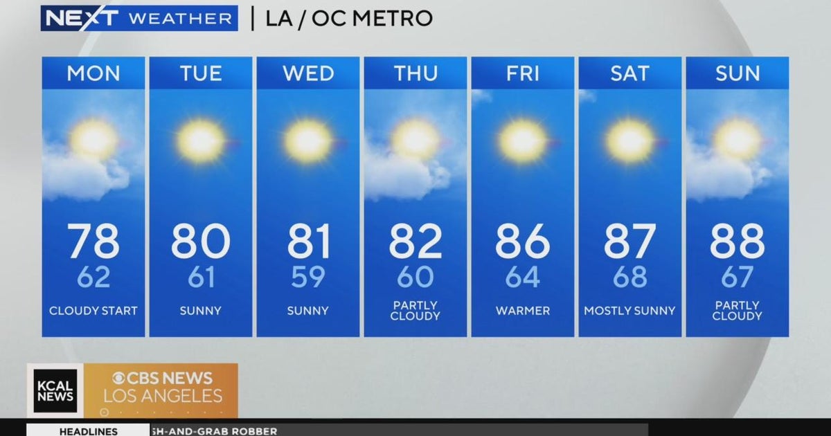 Mary Yoon's Morning Weather (Sept. 4) - CBS Los Angeles