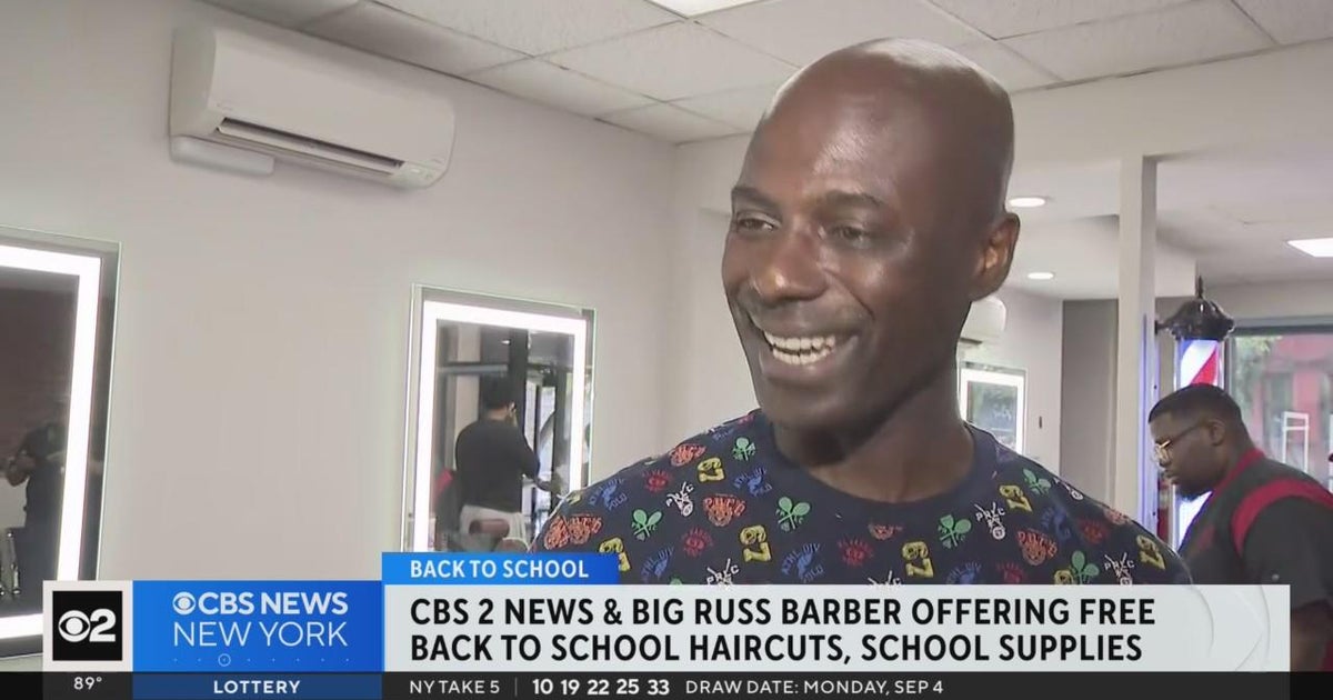Big Russ on the barbershop experience: "It's like therapy" - CBS New York
