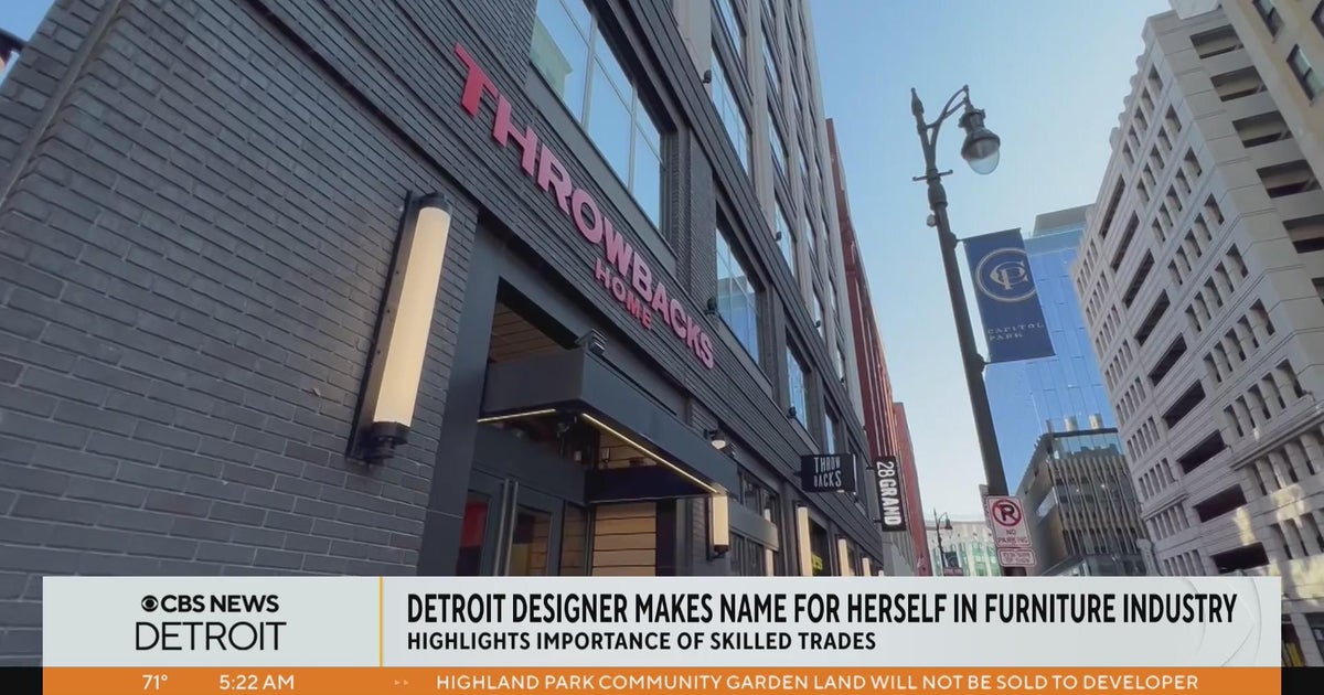 Detroit designer uses unique technique to create furniture, highlights ...