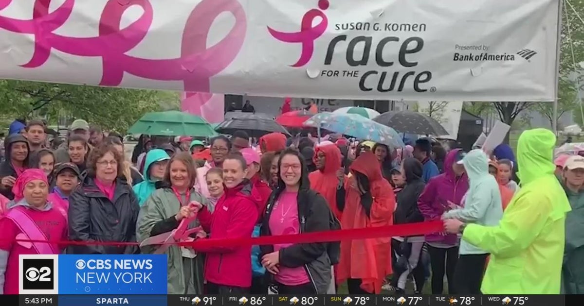 After 4 year hiatus, Susan G. Komen Race For The Cure returns to Central Park - CBS New York