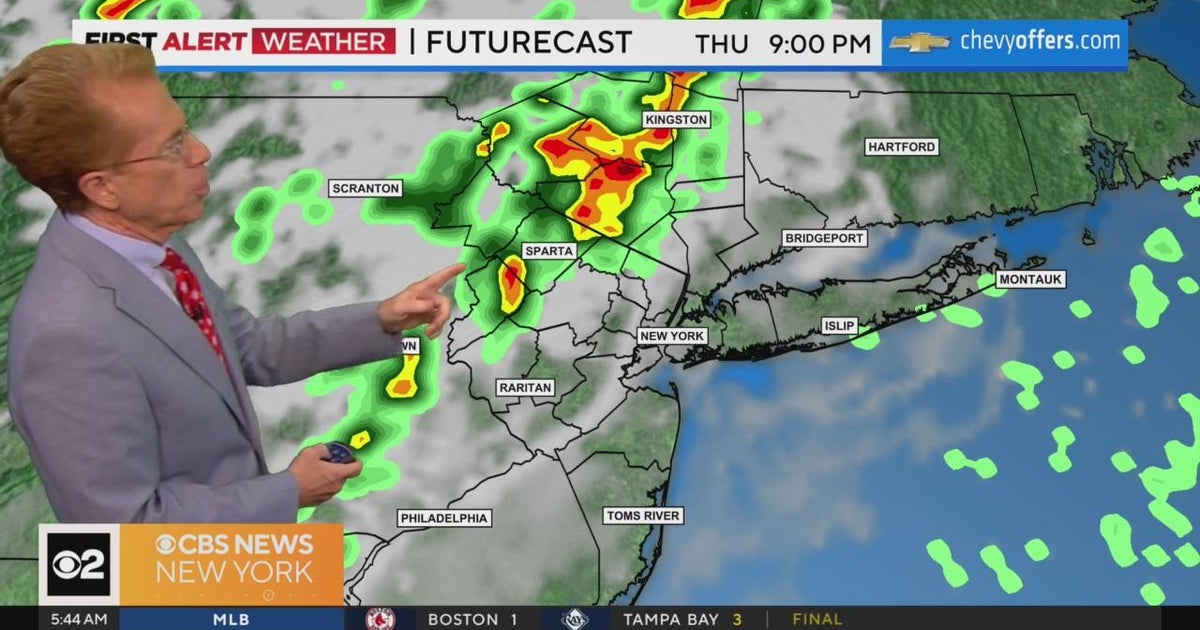 First Alert Weather: Red Alert Day for high heat, strong storms - CBS ...