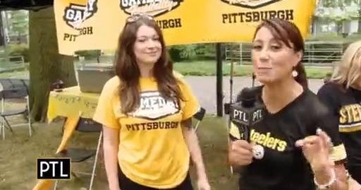 Daisy Jade joins a Pittsburgh Steelers tailgate on Pittsburgh Today ...
