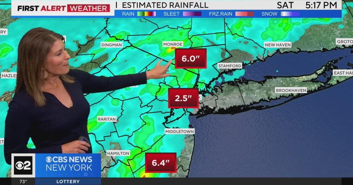First Alert Forecast: CBS2 9/9/23 5:15 p.m. weather update - CBS New York
