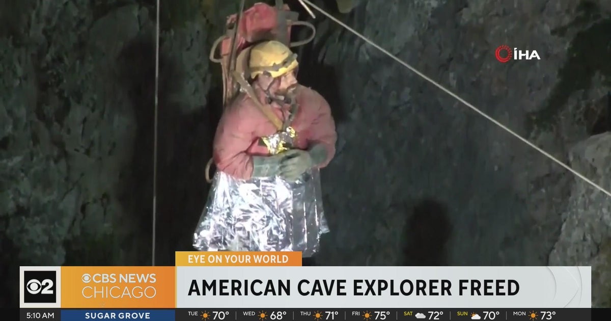 American cave explorer rescued - CBS Chicago