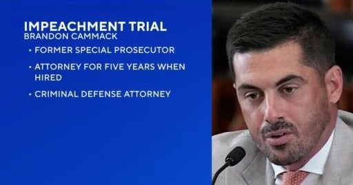 Ken Paxton impeachment: Lawyer Brandon Cammack testifies AG misled him ...